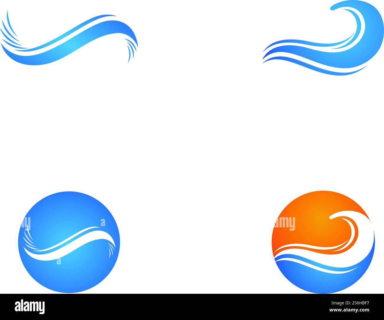 Water Wave Icon Logo Stock Vector Image & Art - Alamy