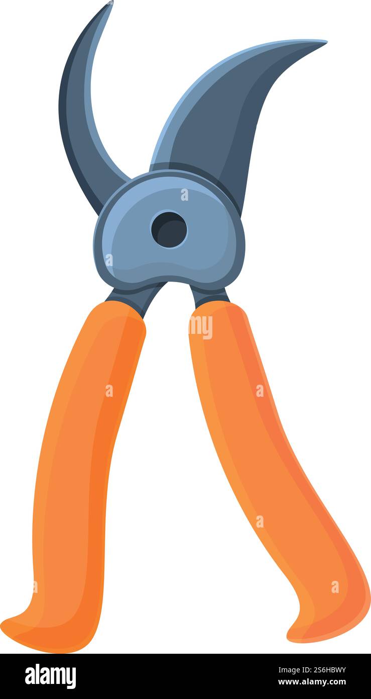 Secateurs tool icon. Cartoon of Secateurs tool vector icon for web ...