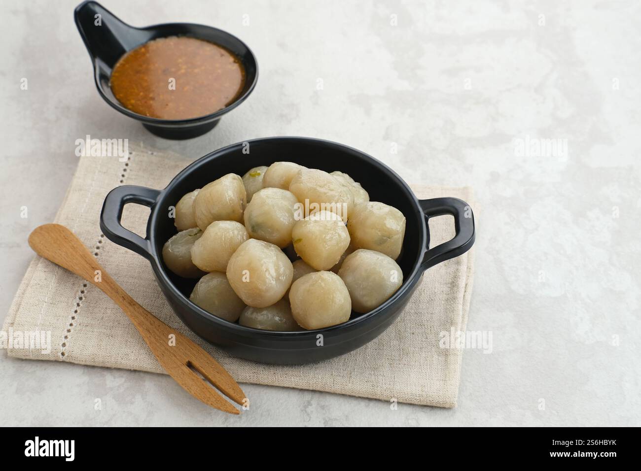 Cilok, traditional food from West Java, Indonesia, made from tapioca ...