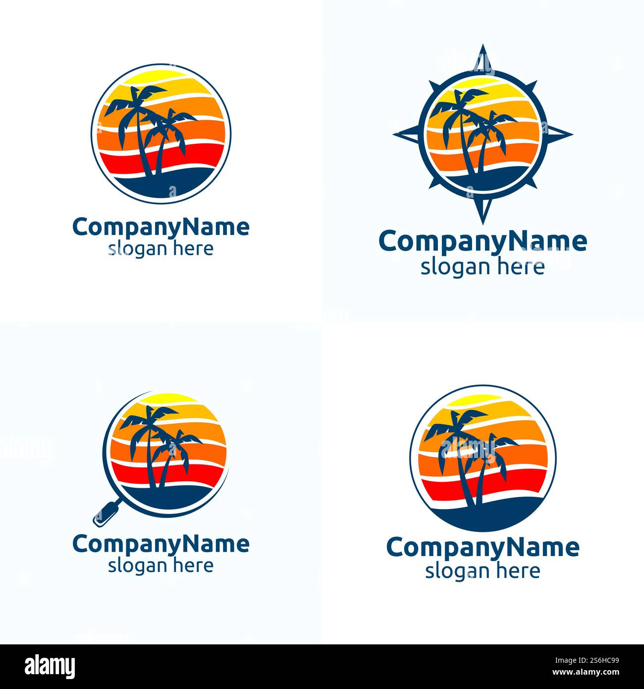 Travel and Tourism Logo for Hotel and Vacation Vector Illustration ...