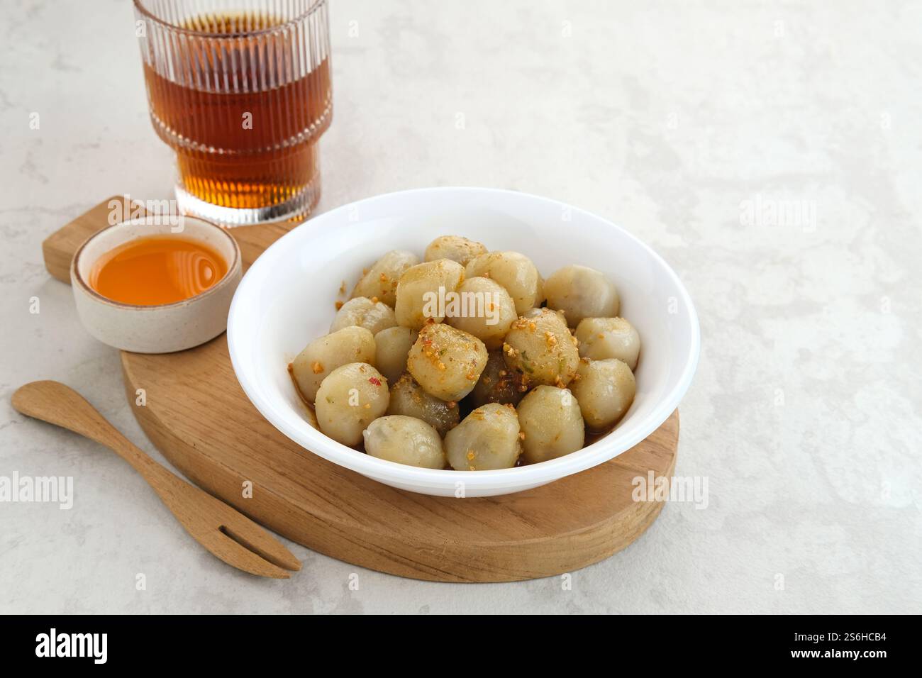 Cilok, traditional food from West Java, Indonesia, made from tapioca ...