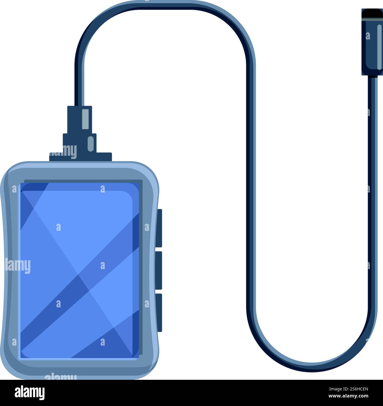 Monitor endoscope icon. Cartoon of Monitor endoscope vector icon for ...