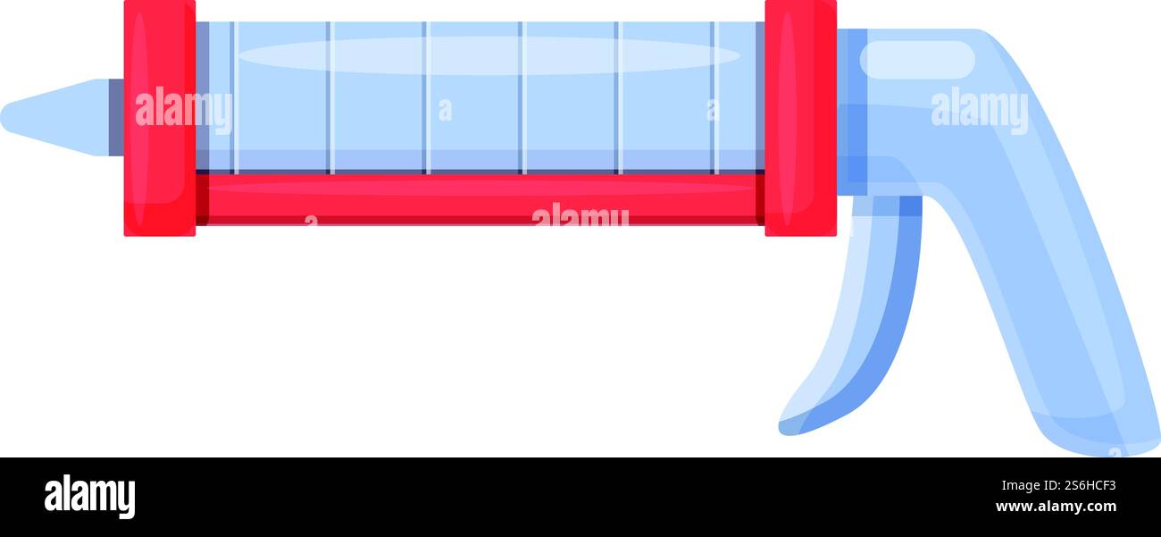 Glue silicone caulk gun icon. Cartoon of Glue silicone caulk gun vector ...