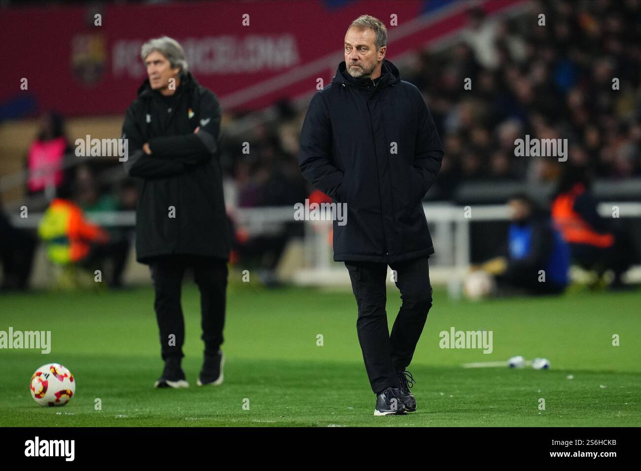 FC Barcelona head coach Hansi Flick during Copa del Rey match, Round of ...