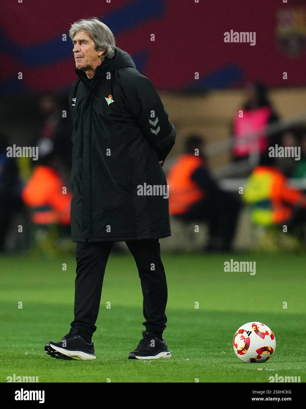 Barcelona, Spain. 15th Jan, 2025. Real Betis head coach Manuel ...