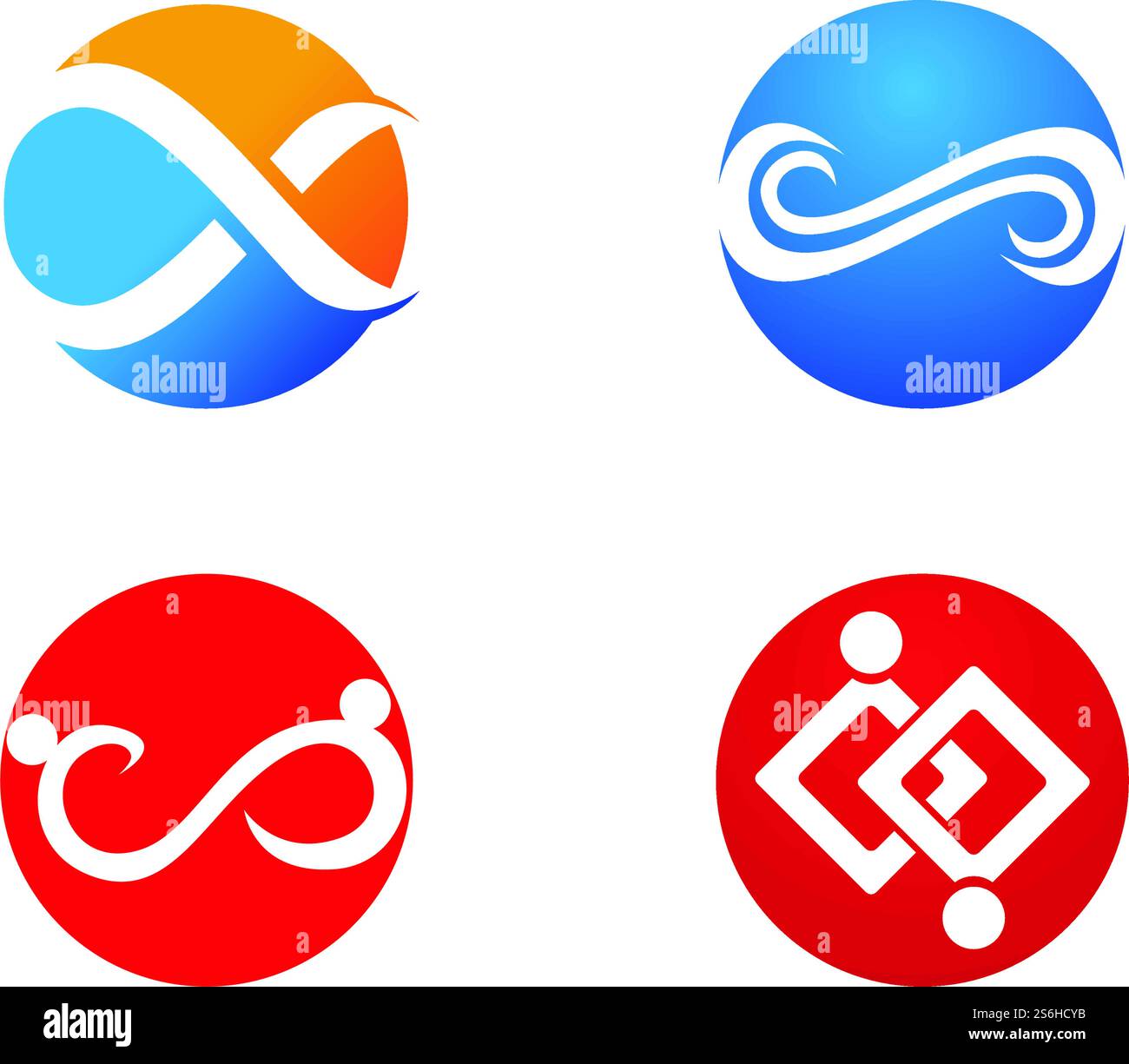 infinity logos and symbols template icons app Stock Vector Image & Art ...