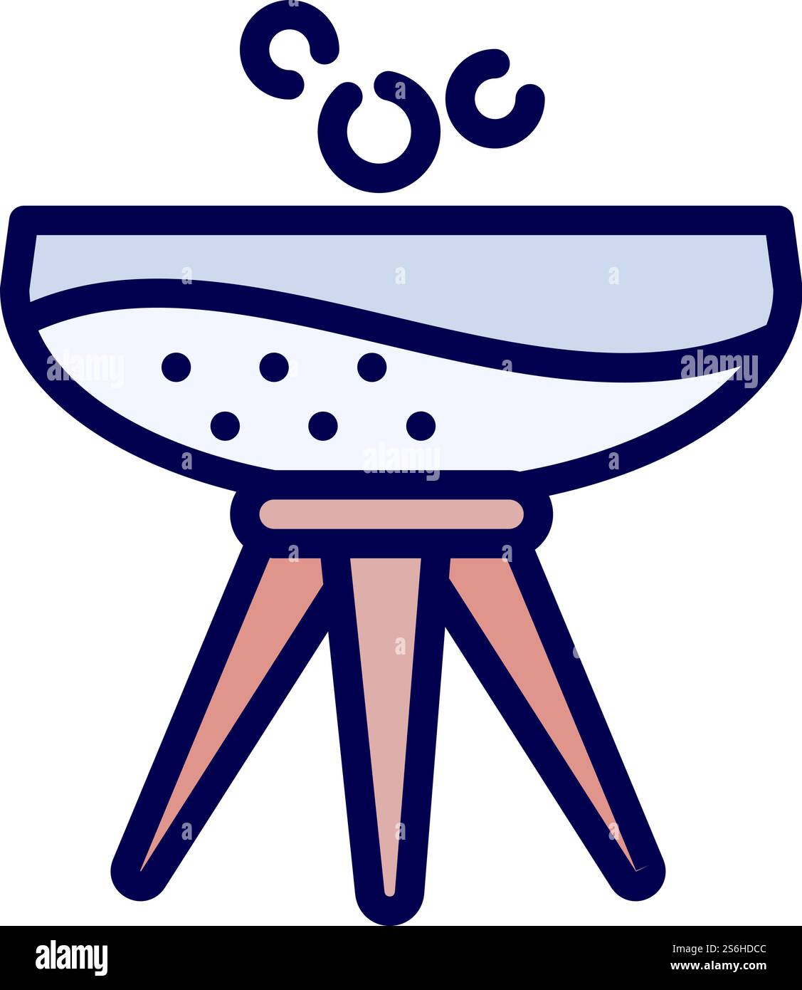 Gymnastics hand powder icon. Outline Gymnastics hand powder vector icon ...