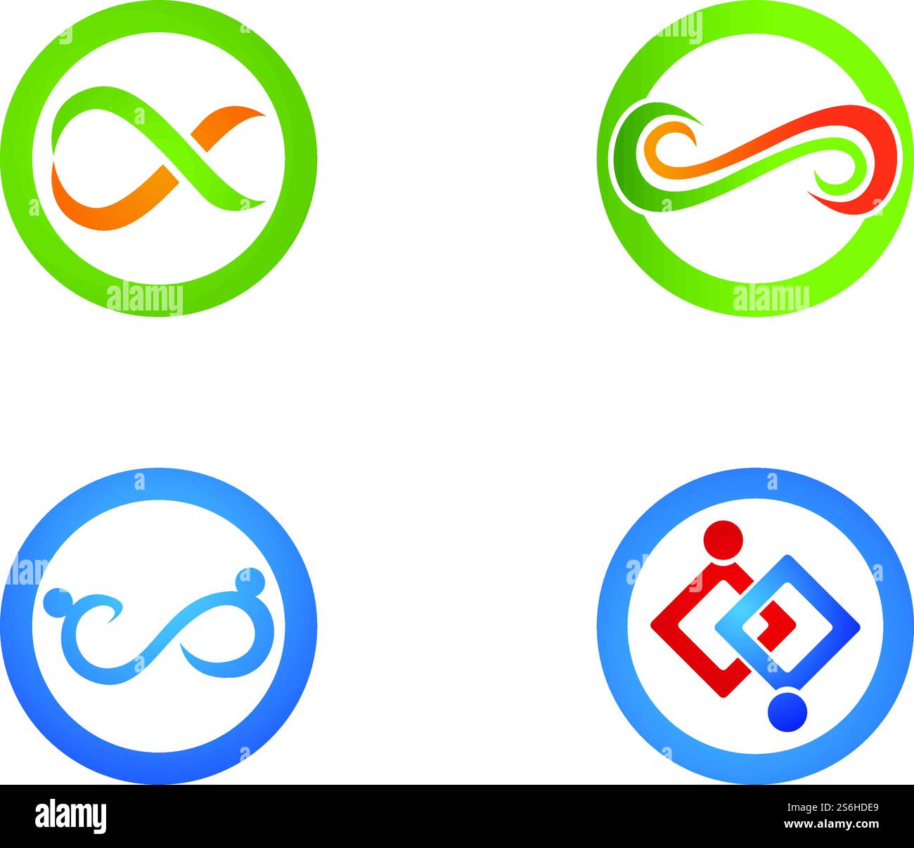 infinity logos and symbols template icons app Stock Vector Image & Art ...