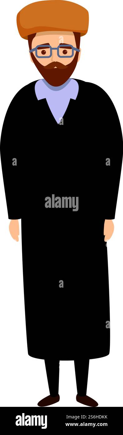 Islamic priest icon. Cartoon of Islamic priest vector icon for web ...