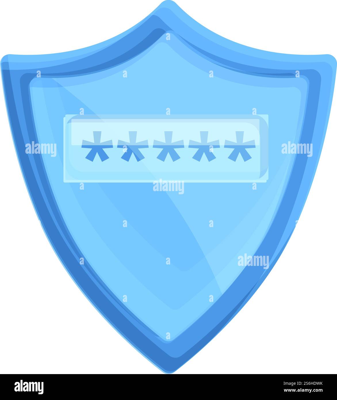 Cipher shield icon. Cartoon of Cipher shield vector icon for web design ...