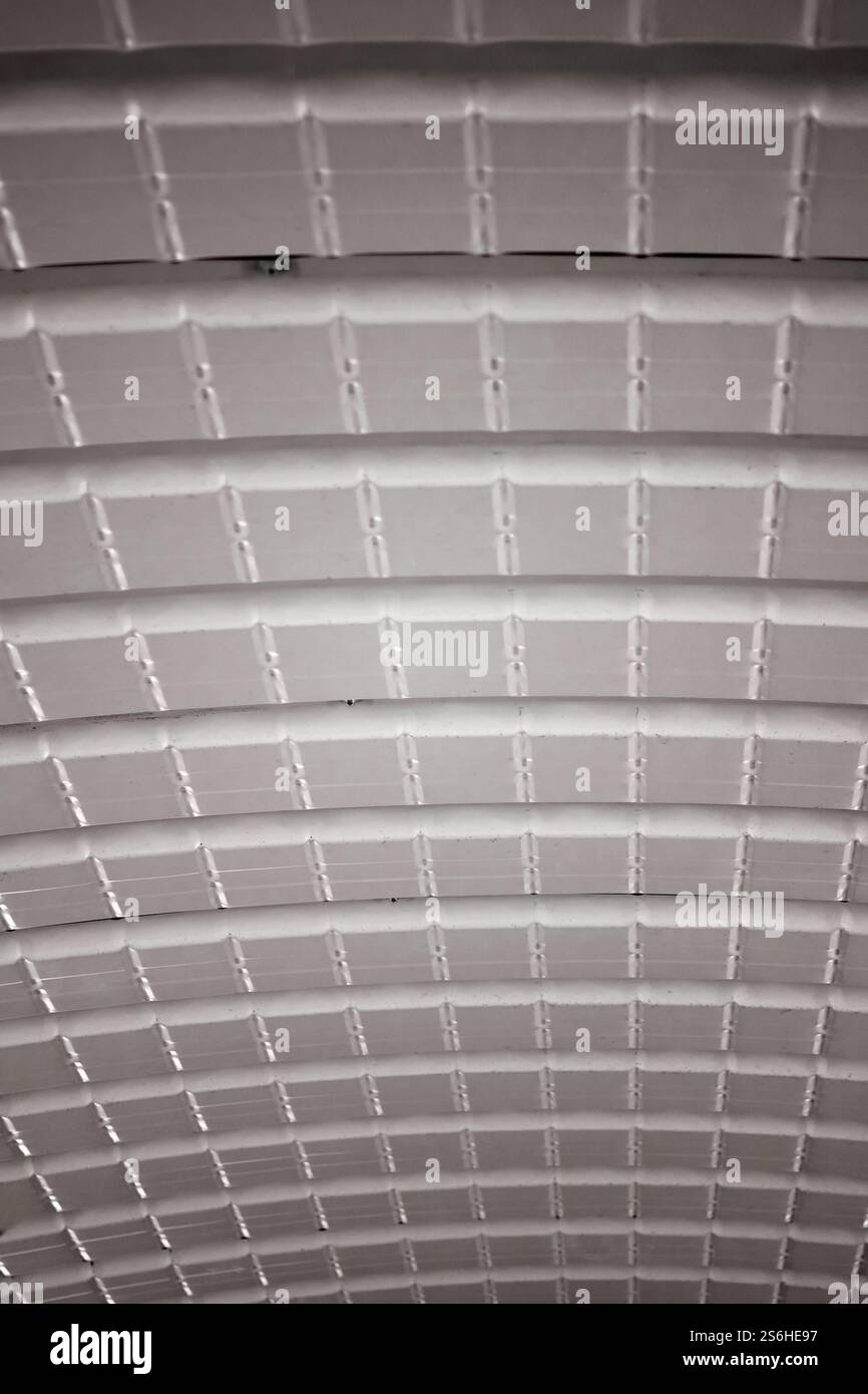 Industrial ceiling design in Madrid Stock Photo - Alamy