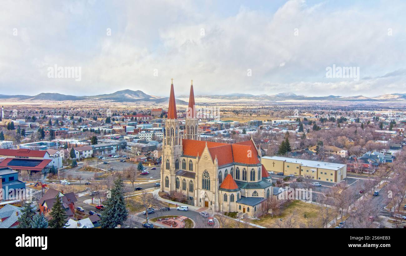 Helena cathedral helena montana usa hi-res stock photography and images ...