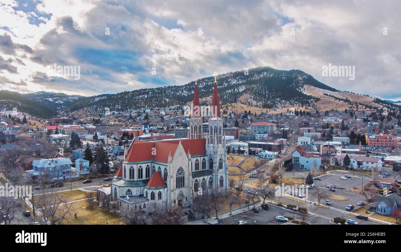 Helena cathedral helena montana usa hi-res stock photography and images ...