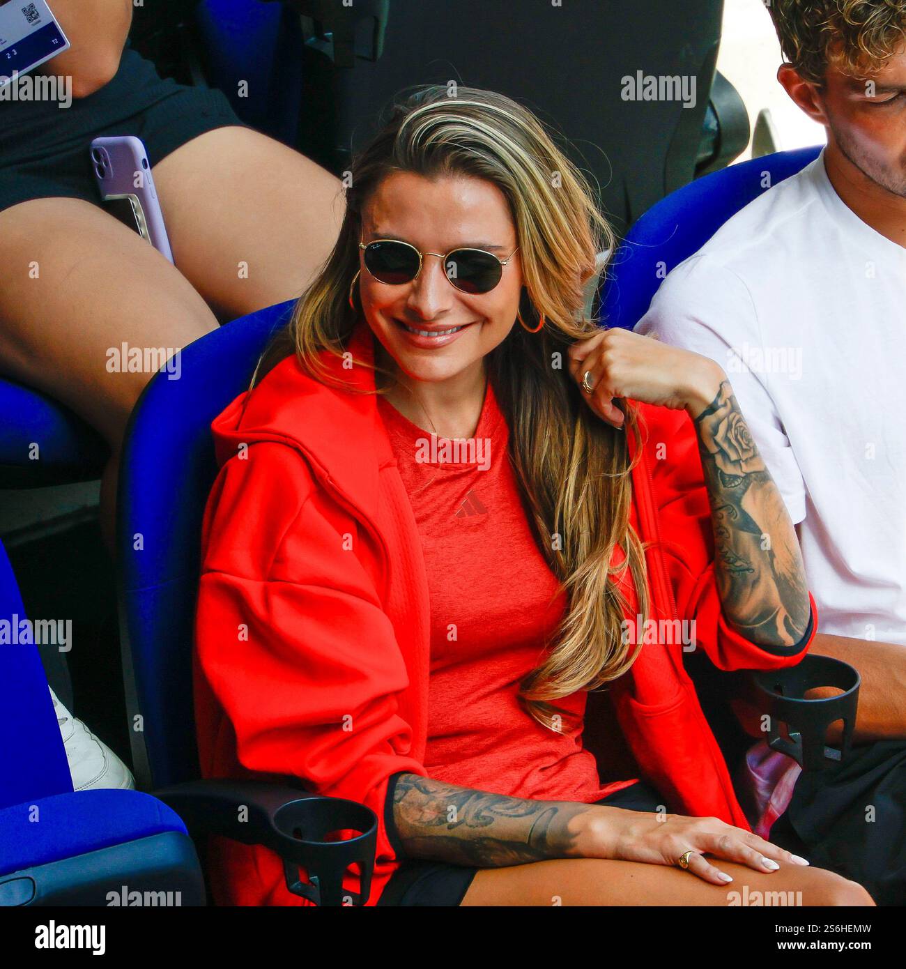 Melbourne, Australia, 17 Jan 2025. Sophia Thomalla during the 2025 ...