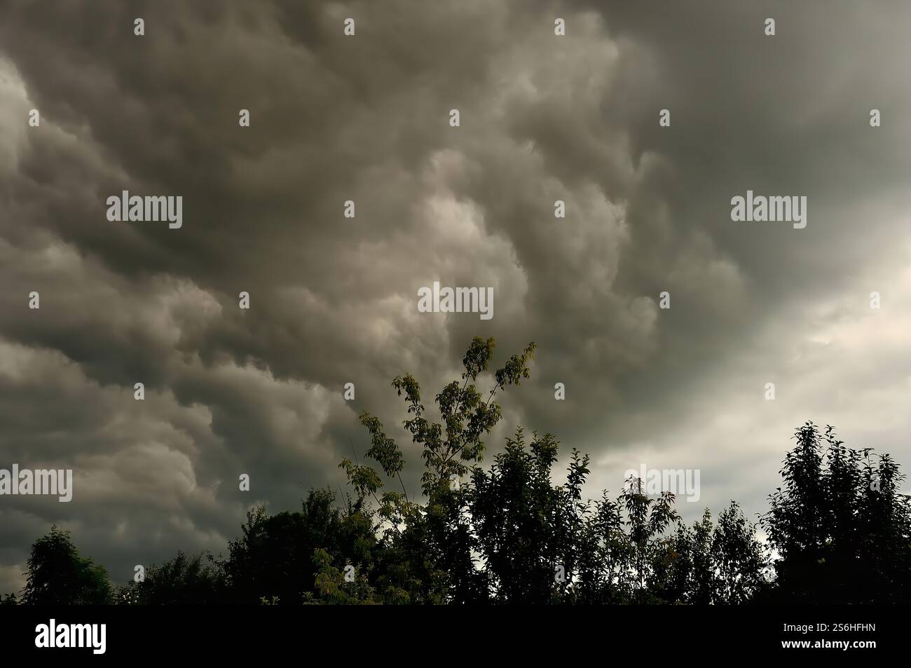 Aerial view dark cumulonimbus clouds hi-res stock photography and ...