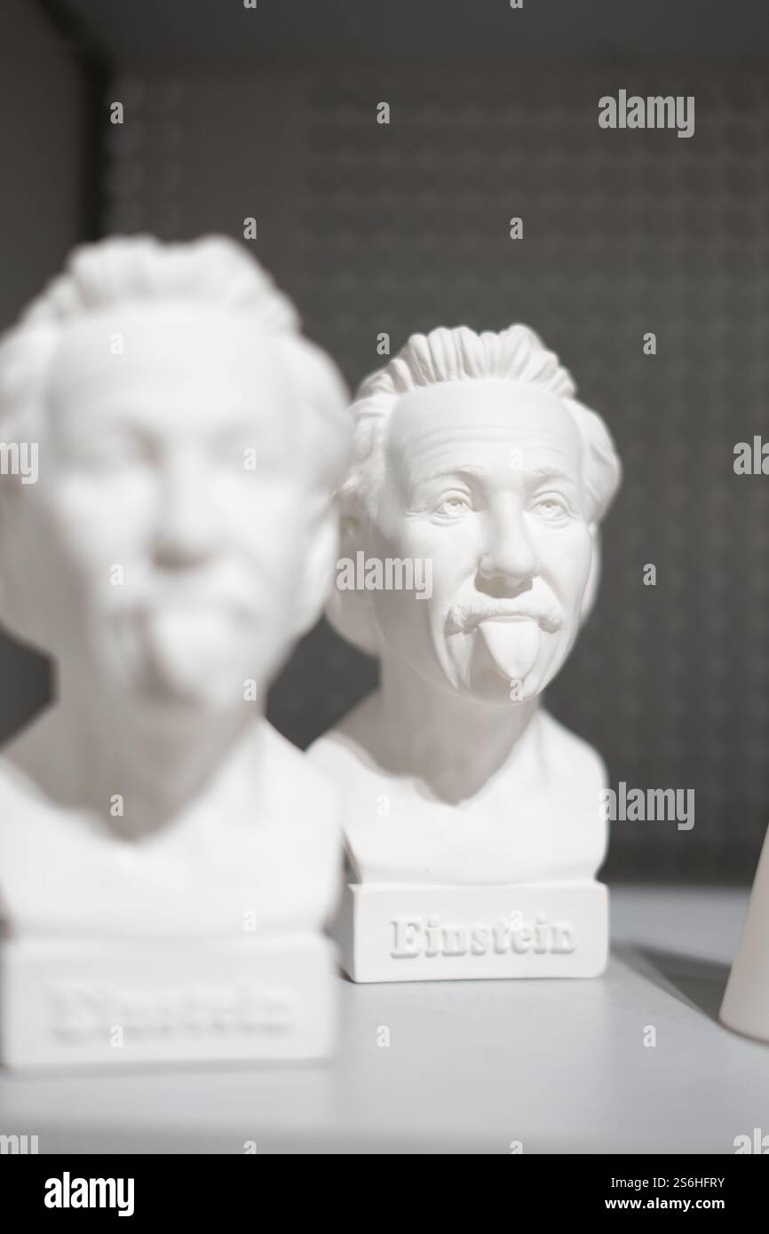 Albert einstein wax figure hi-res stock photography and images - Alamy