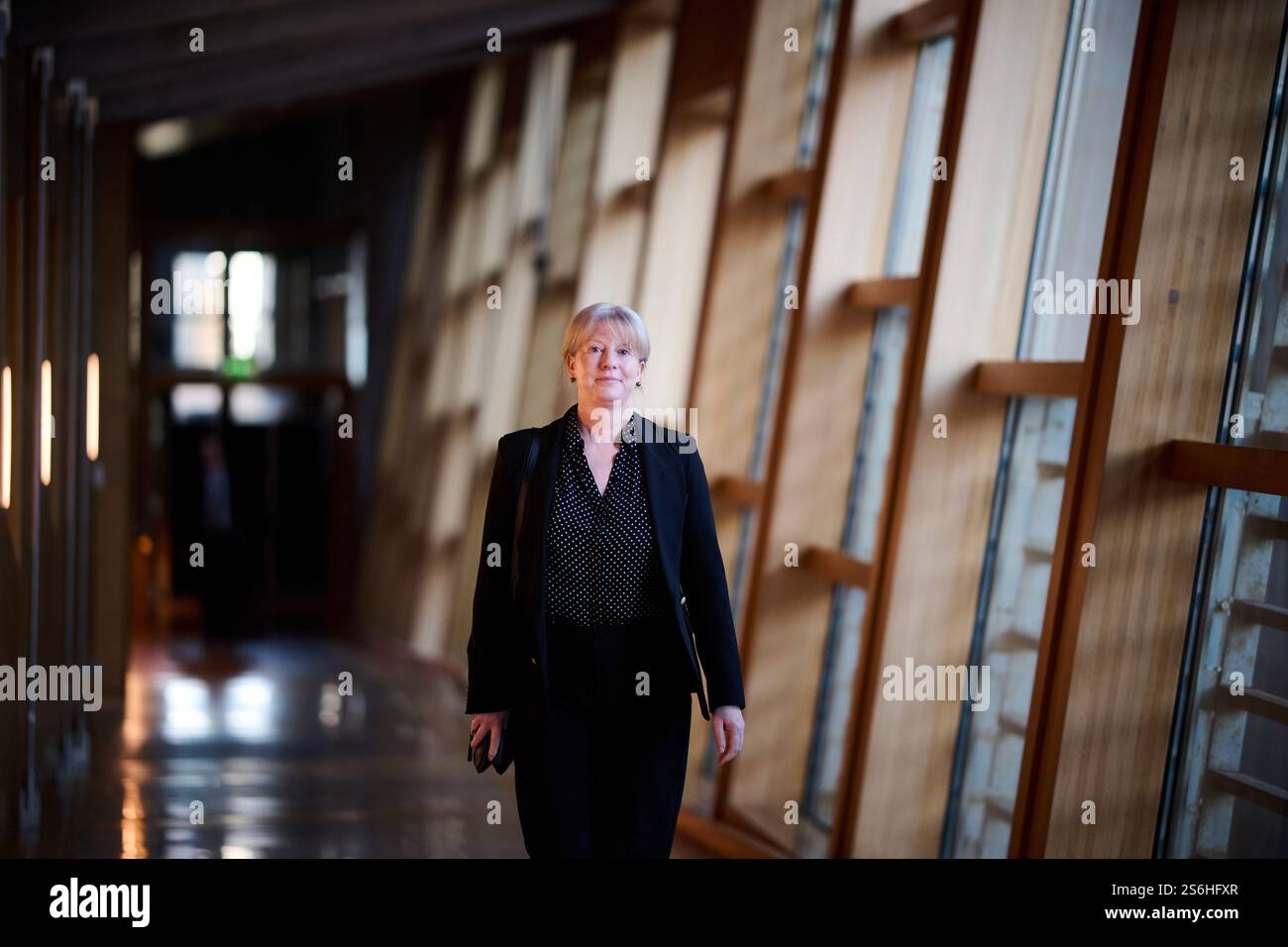 Edinburgh Scotland, UK 16 January 2025. Cabinet Secretary for Finance ...