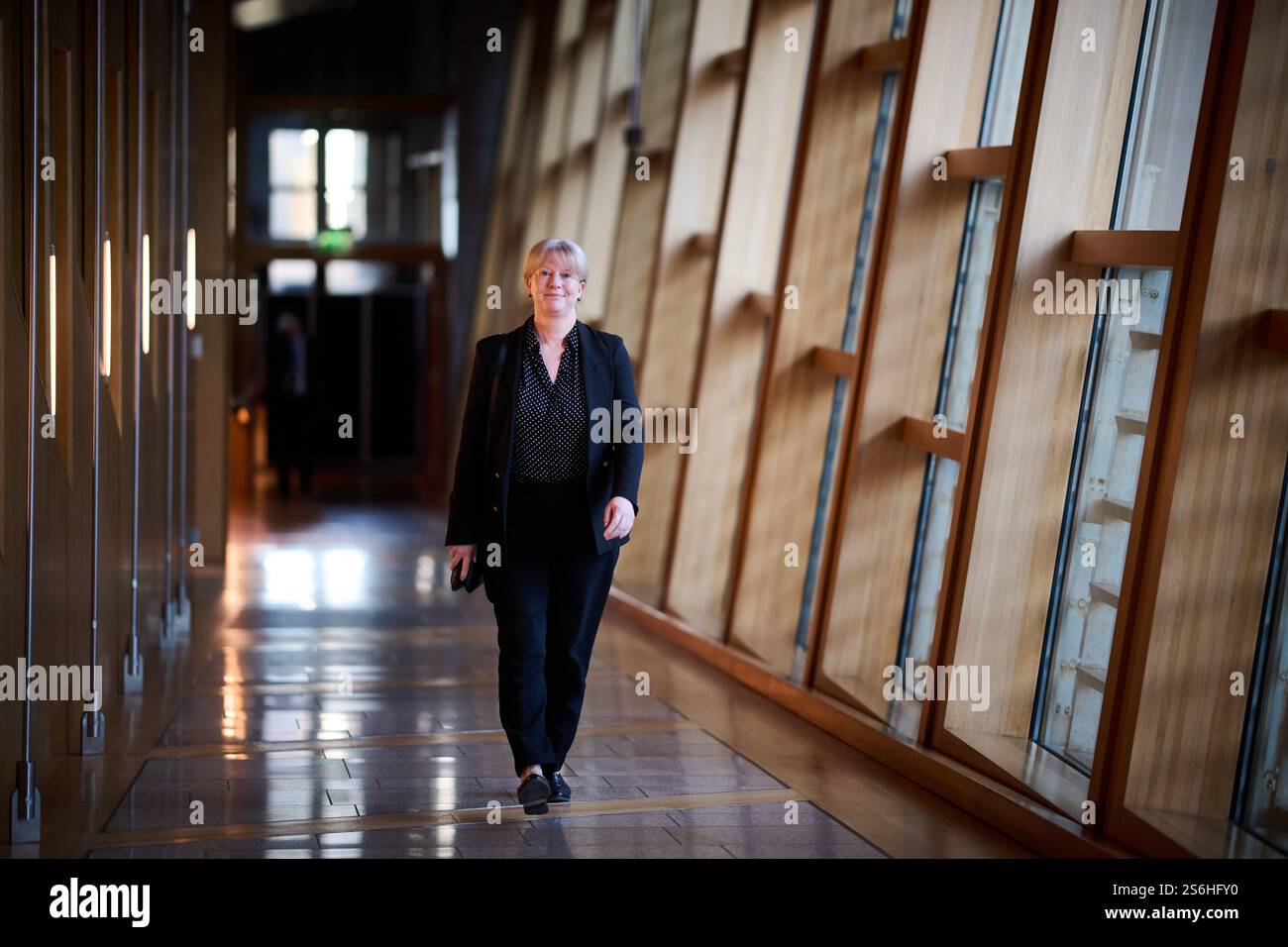 Edinburgh Scotland, UK 16 January 2025. Cabinet Secretary for Finance ...