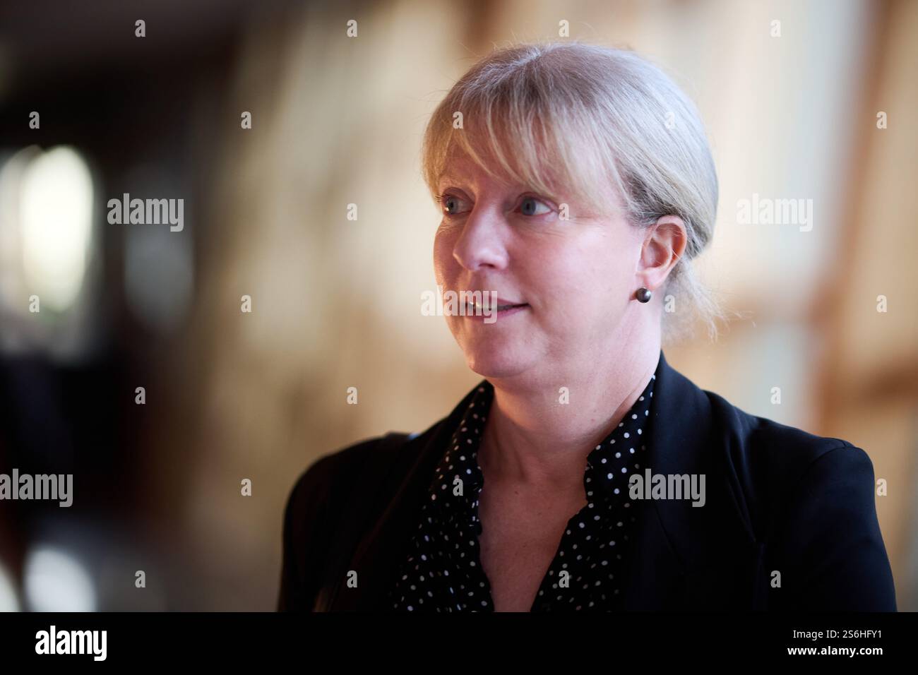 Edinburgh Scotland, UK 16 January 2025. Cabinet Secretary for Finance ...