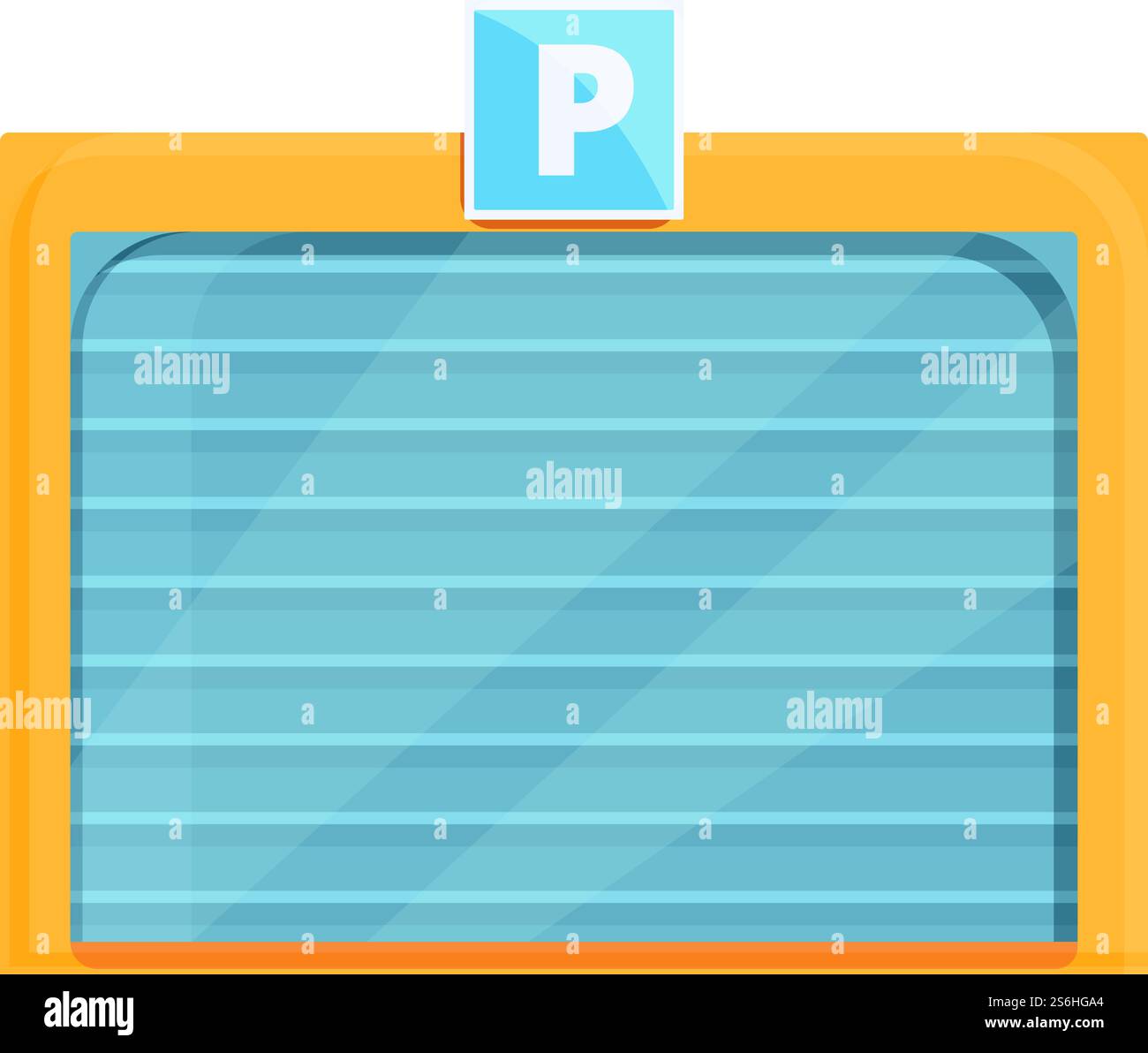 Paid parking garage icon. Cartoon of Paid parking garage vector icon ...