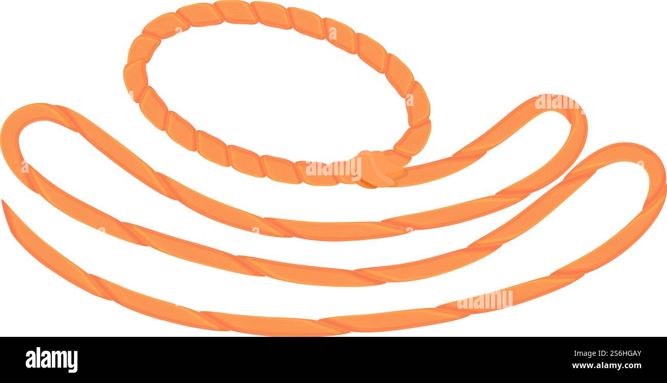 West lasso icon. Cartoon of West lasso vector icon for web design ...