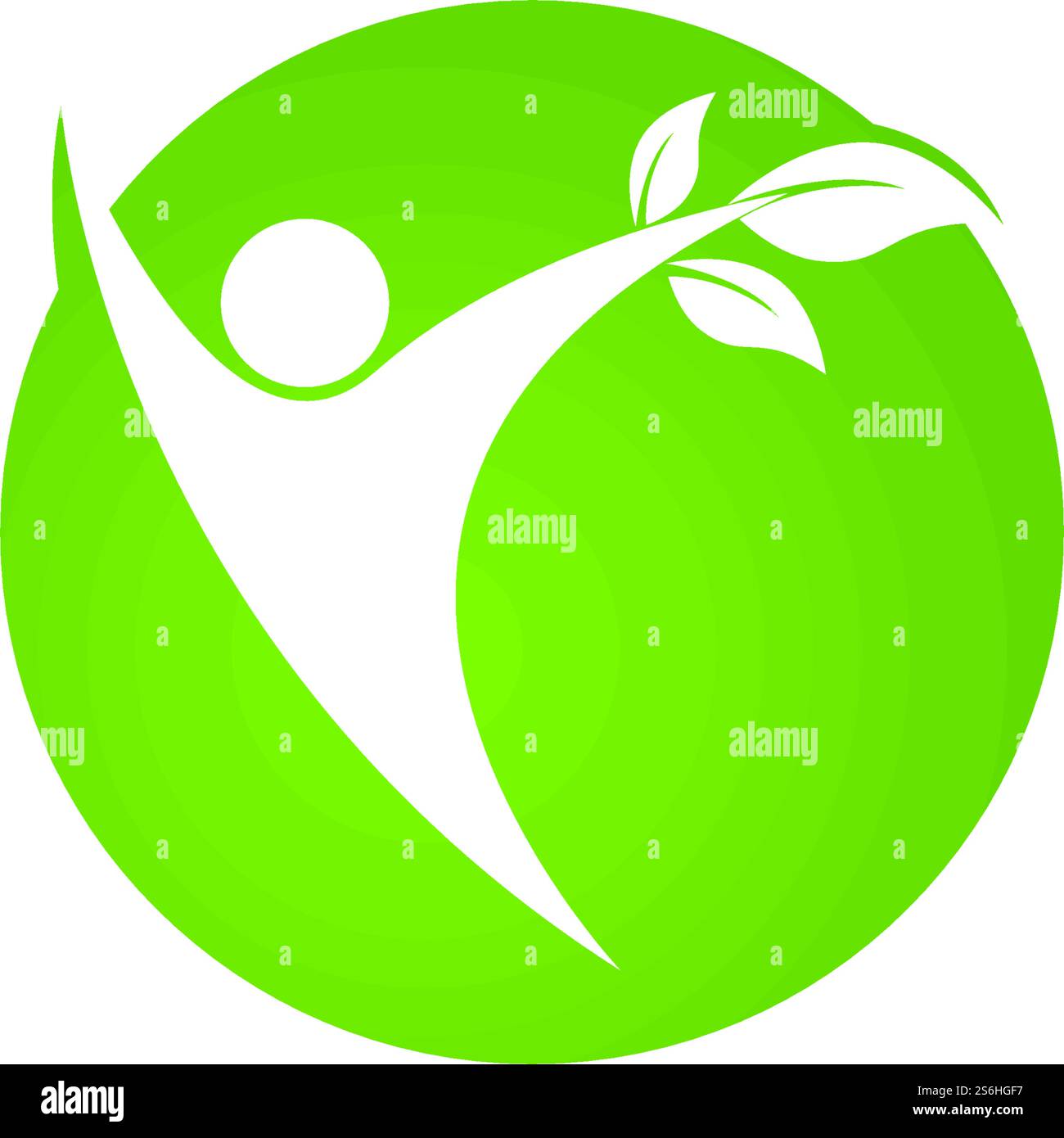 Healthy Leaf Logo Template Vector Stock Vector Image & Art - Alamy