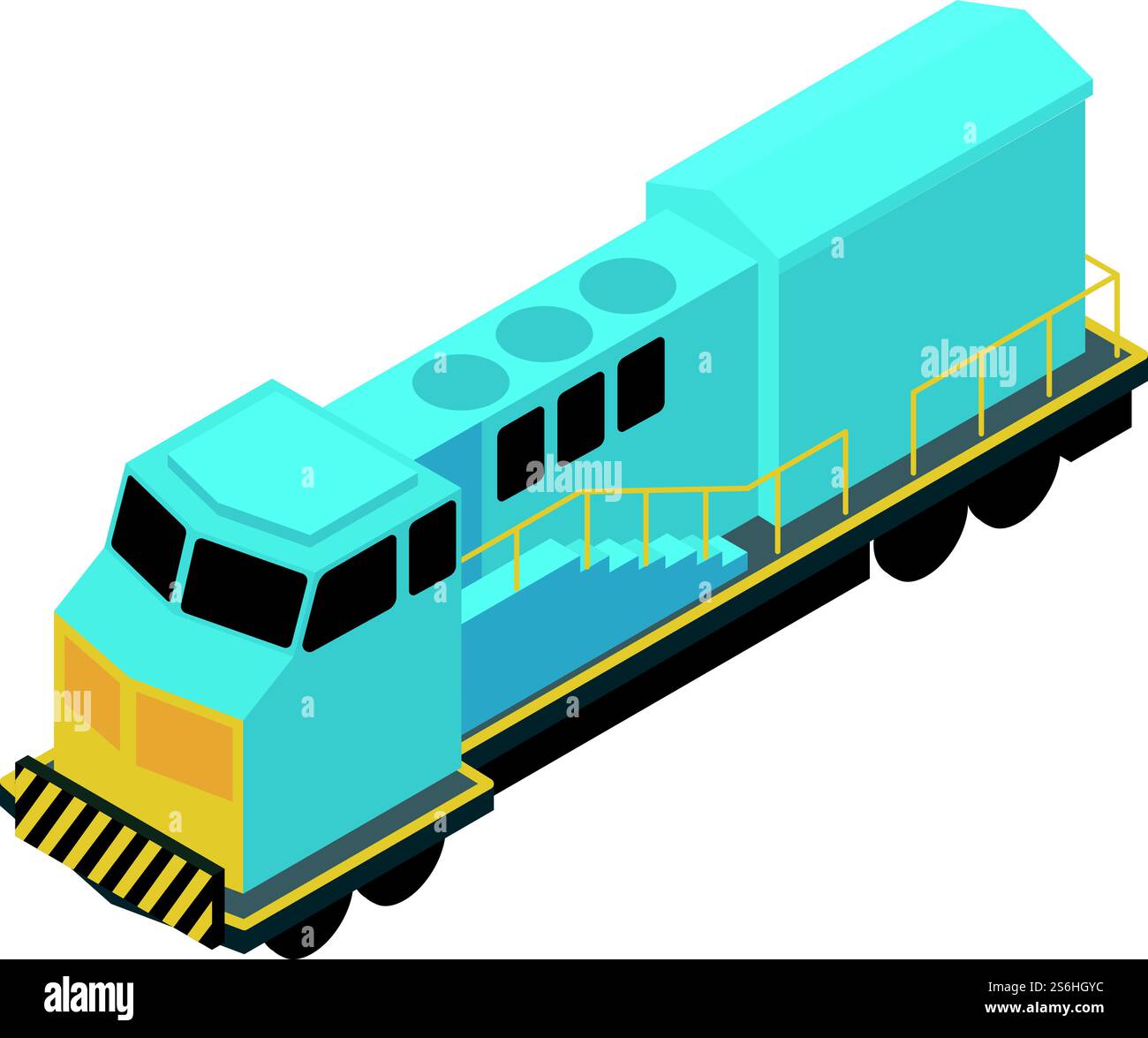 Steam train side view Stock Vector Images - Alamy