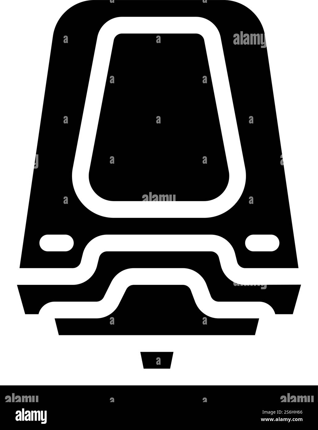 maglev railway glyph icon vector. maglev railway sign. isolated contour ...