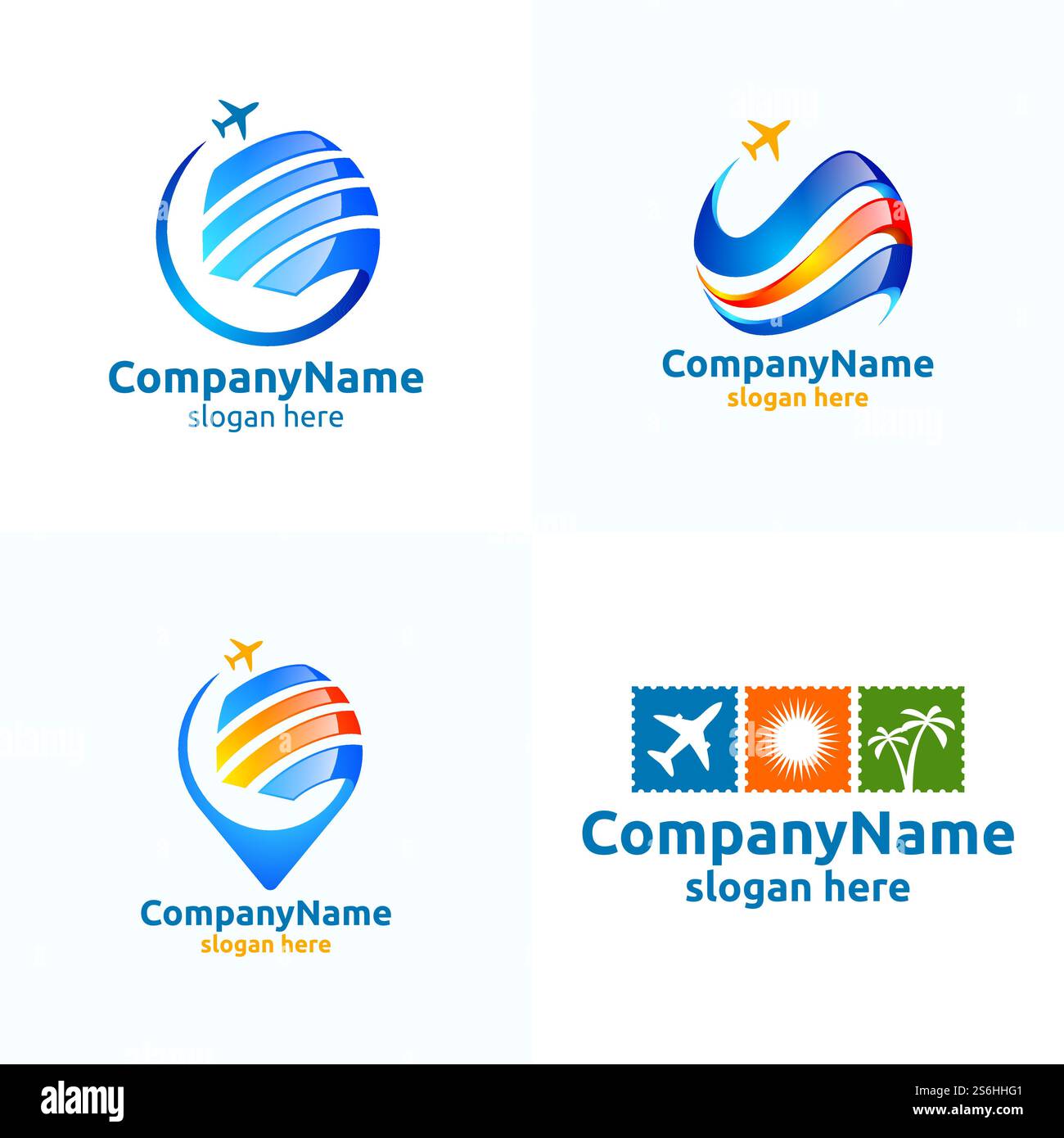 Travel and Tourism Logo for Hotel and Vacation Vector Illustration ...
