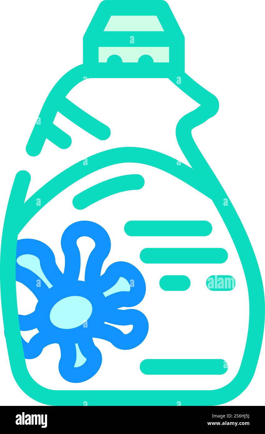 enzyme detergent powder color icon vector. enzyme detergent powder sign ...