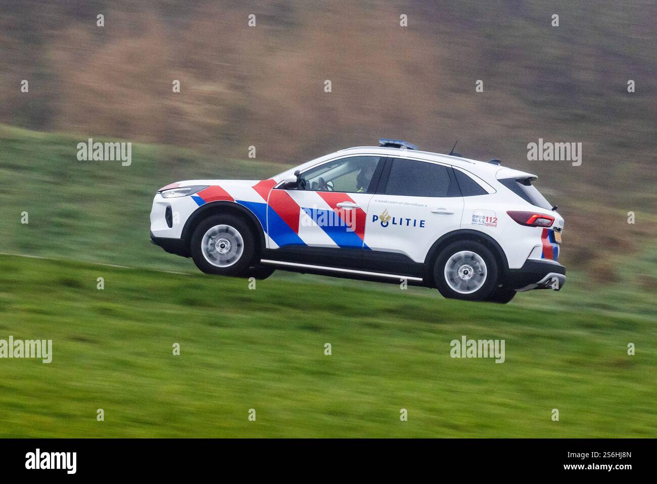 LELYSTAD - The Ford Kuga during the presentation of new police cars at ...