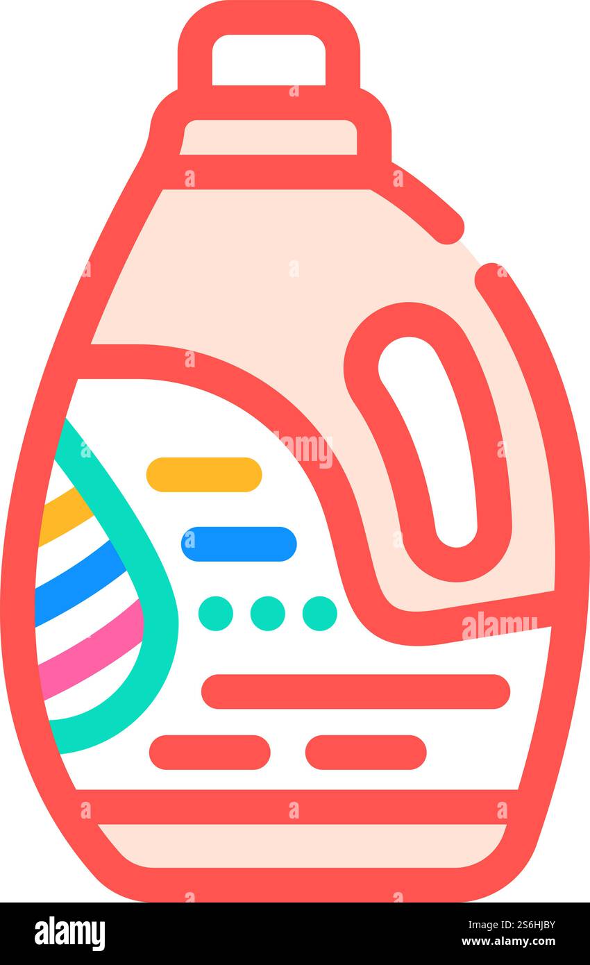 color preservation detergent color icon vector. color preservation ...