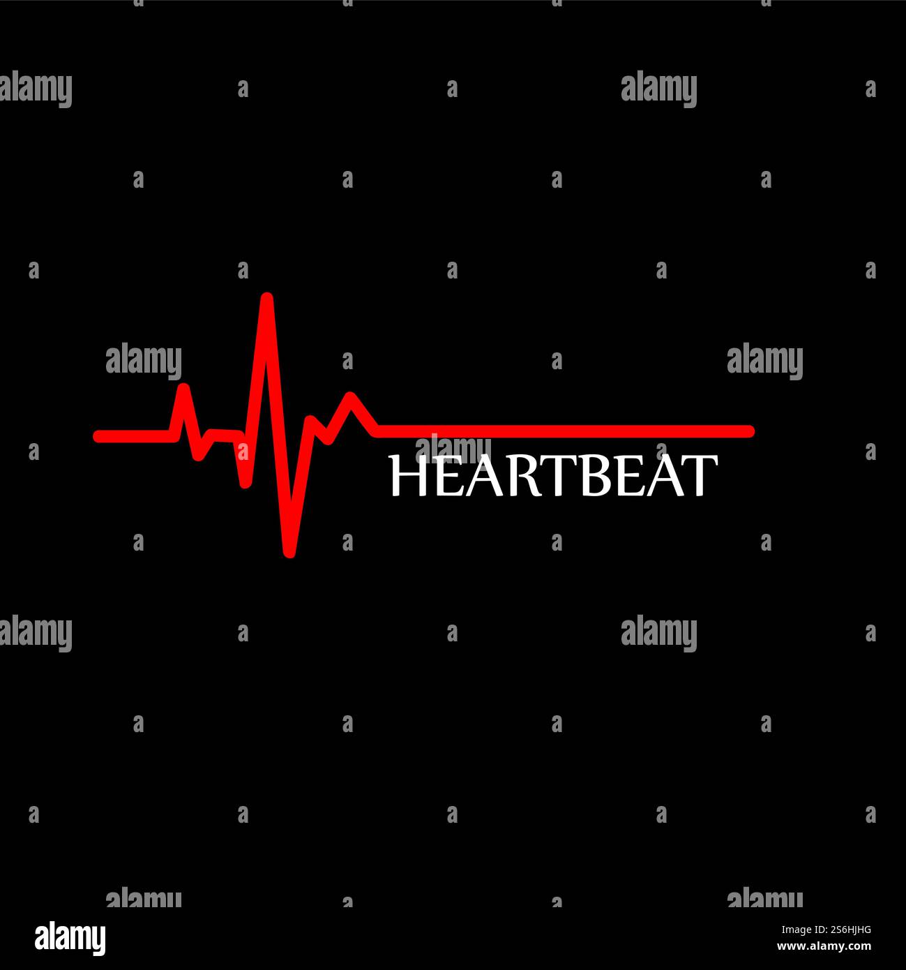 pulse line logo design illustrator Stock Vector Image & Art - Alamy