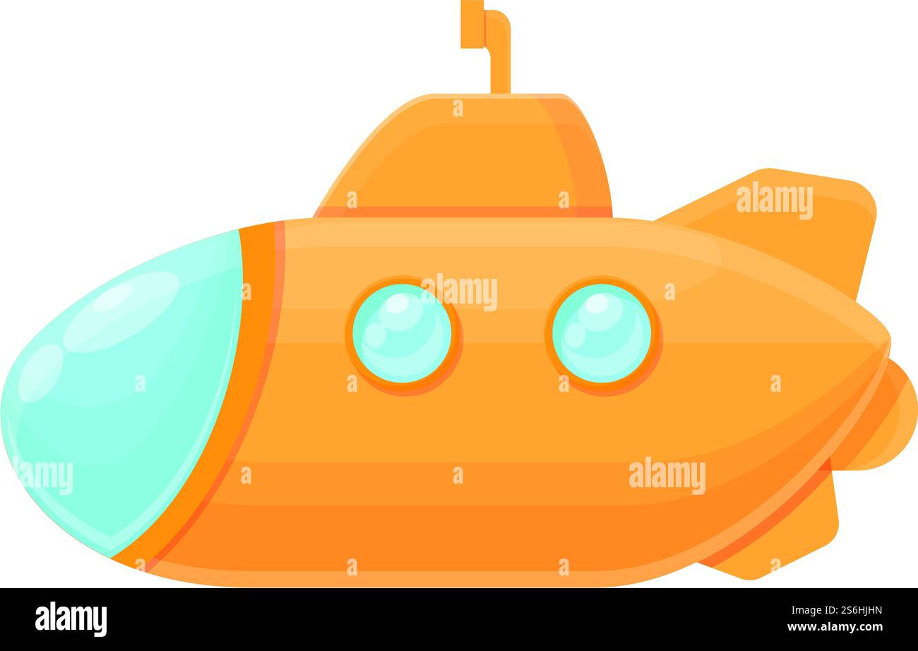 Periscope submarine icon. Cartoon of Periscope submarine vector icon ...
