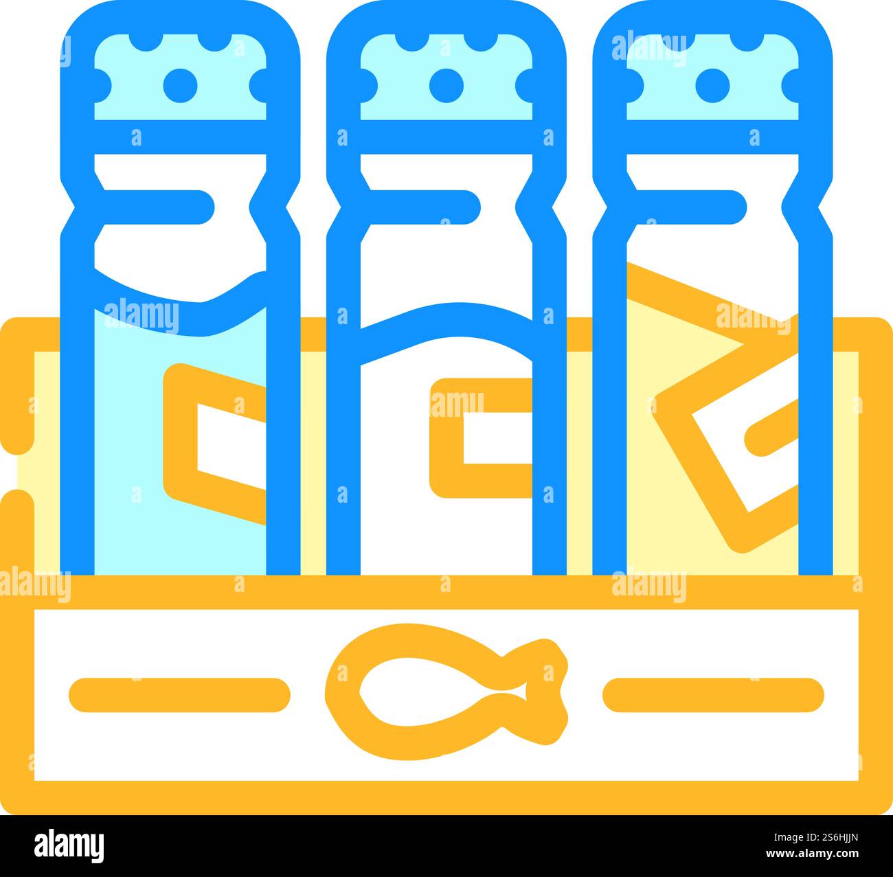 spices for fish color icon vector. spices for fish sign. isolated ...