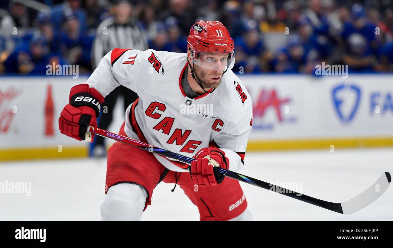 Carolina Hurricanes center Jordan Staal (11) skates during the first ...