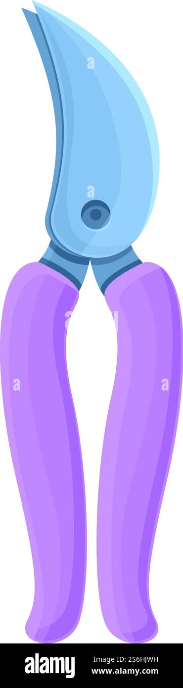 Secateurs cut icon. Cartoon of Secateurs cut vector icon for web design ...