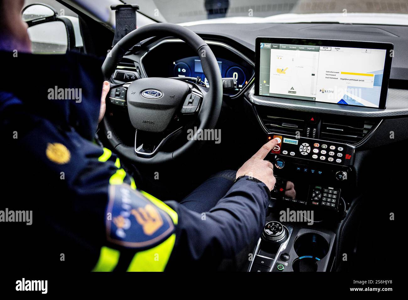LELYSTAD - The interior of the Ford Kuga during the presentation of new ...