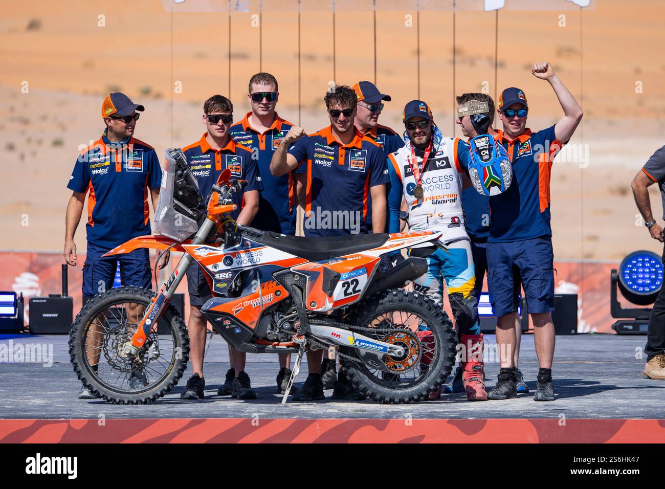 Subaytah, Arabie Saoudite. 17th Jan, 2025. 22 DOCHERTY Michael (zag), KTM, BAS World KTM Racing ...