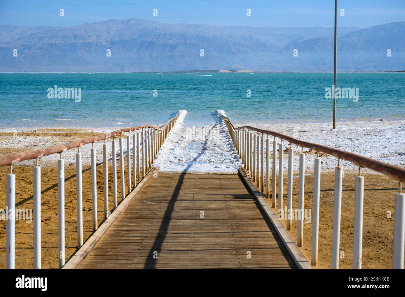 Bathing in the Dead Sea, Ein Bokek, Israel Stock Photo - Alamy