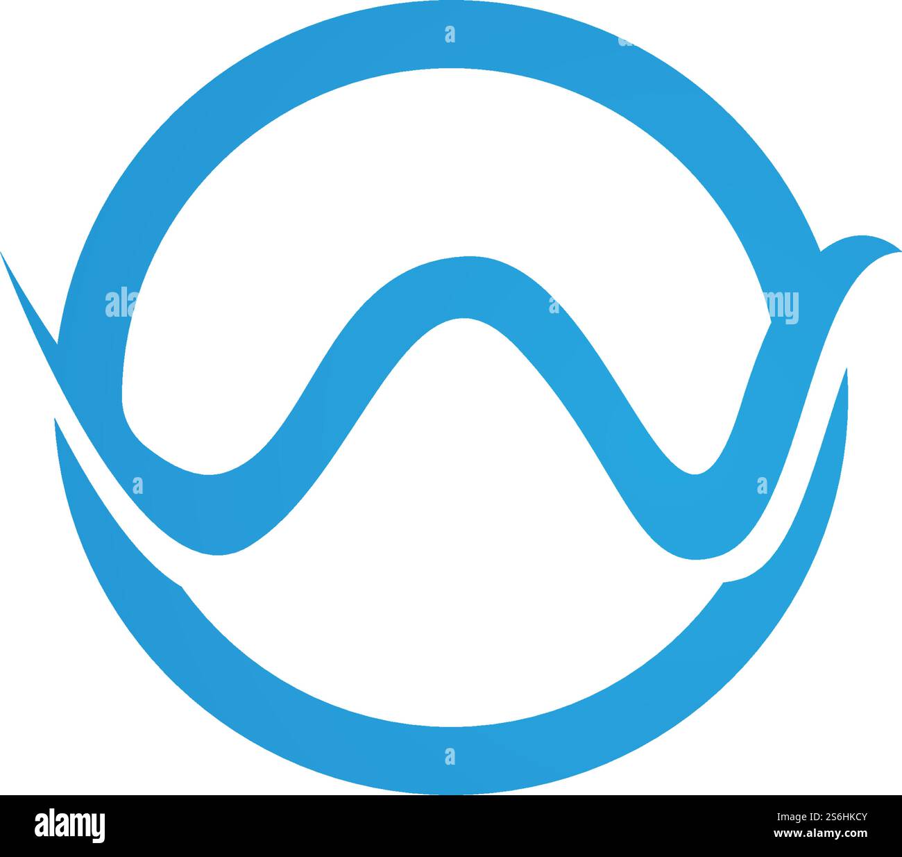 W wave Logo Symbol Stock Vector Image & Art - Alamy