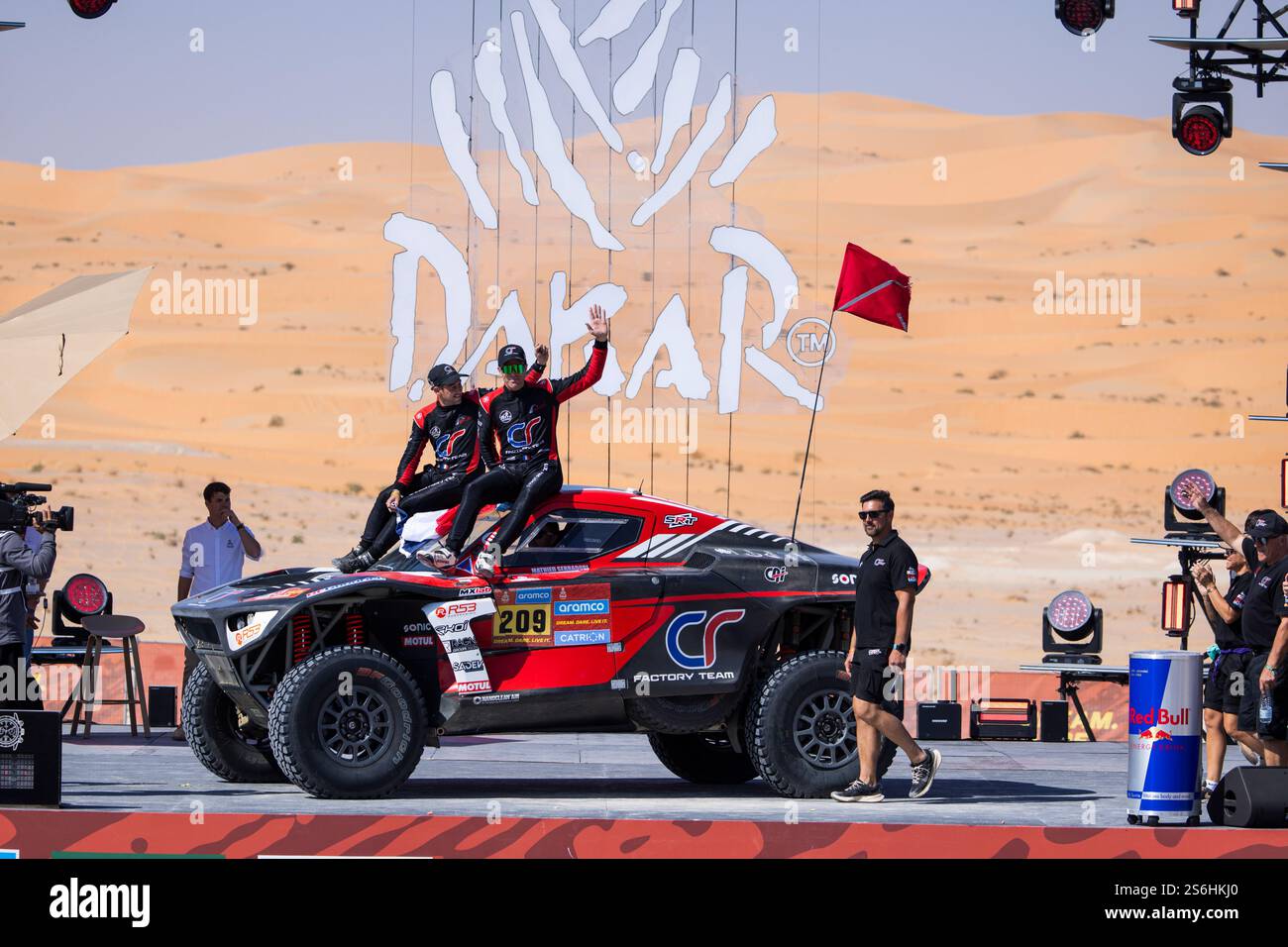 Subaytah, Arabie Saoudite. 17th Jan, 2025. 209 SERRADORI Mathieu (fra ...