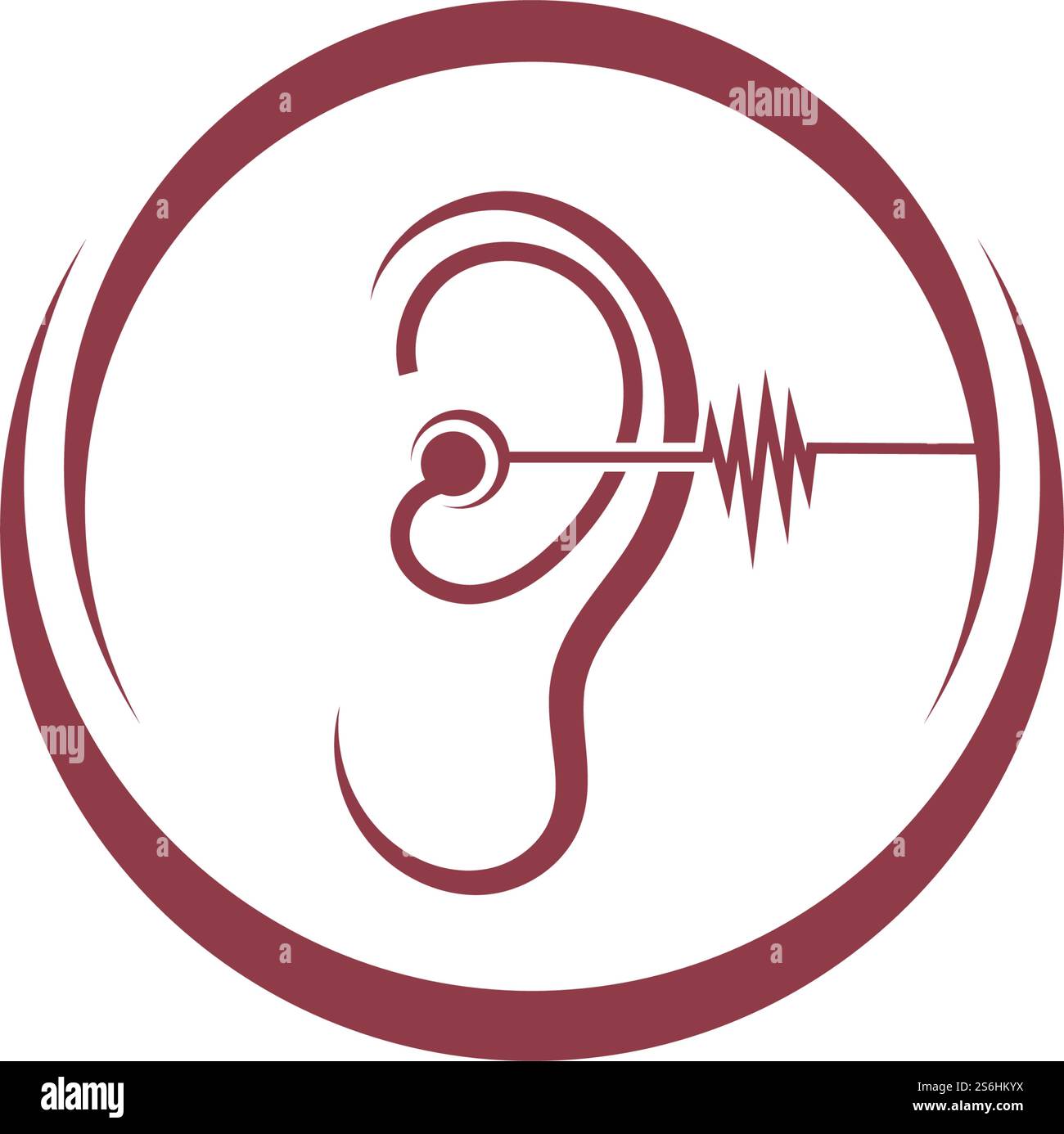 ear logo and symbols vector app icons Stock Vector Image & Art - Alamy