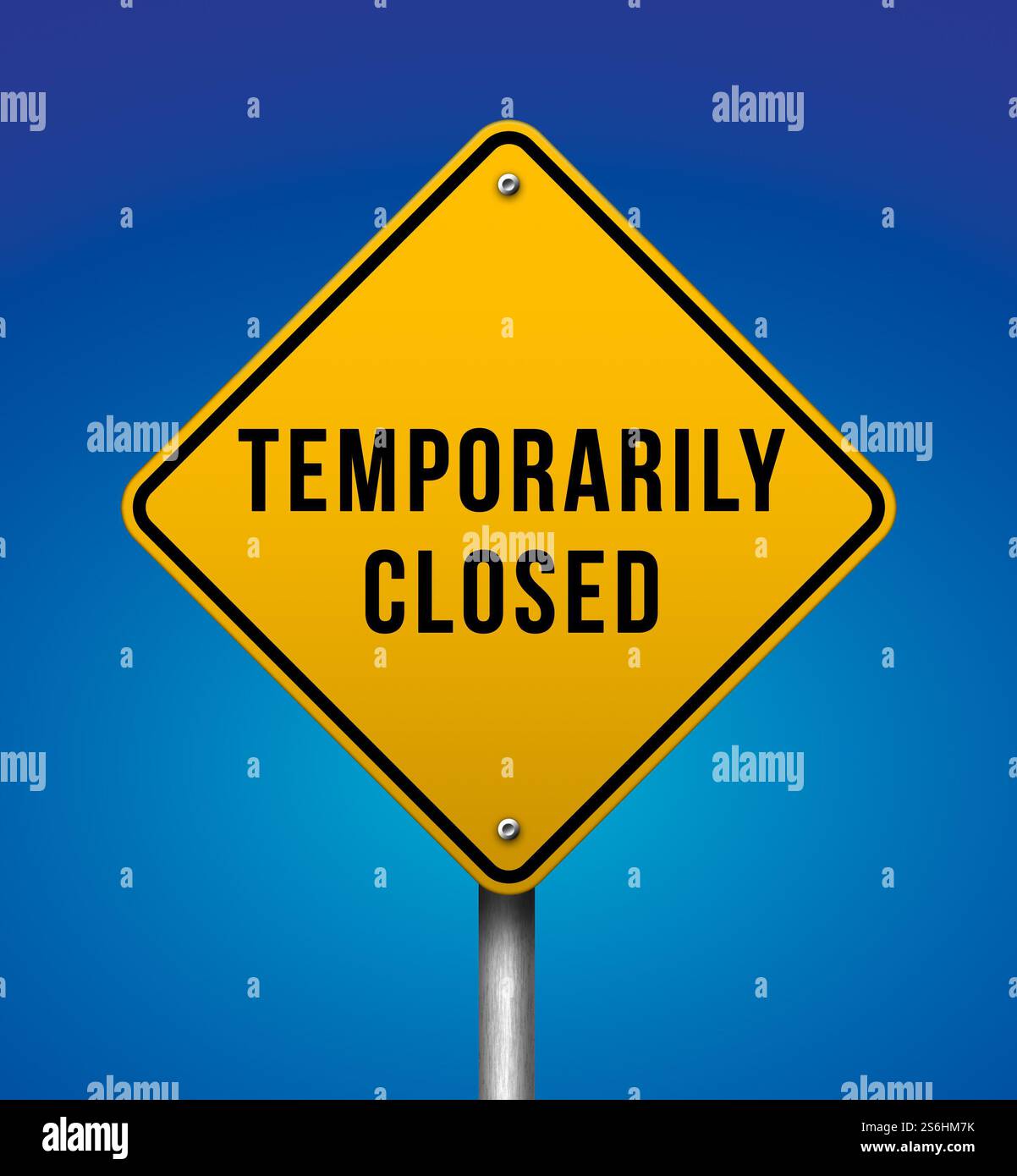 Temporarily Closed - Traffic sign Stock Photo - Alamy