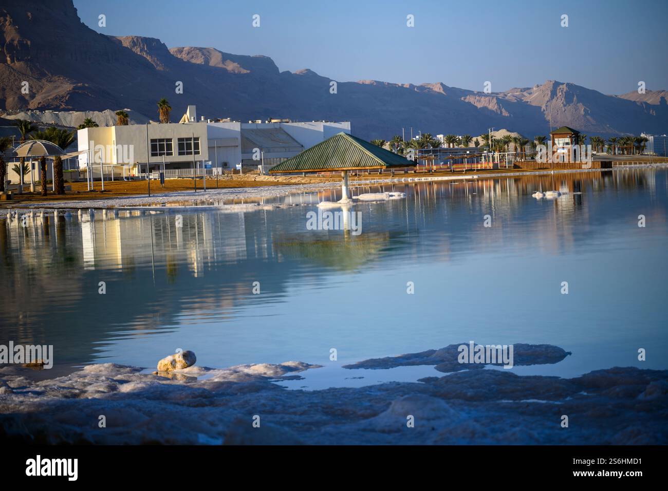 The hotels on the hotel strip at the Dead Sea Israel Photographed at ...