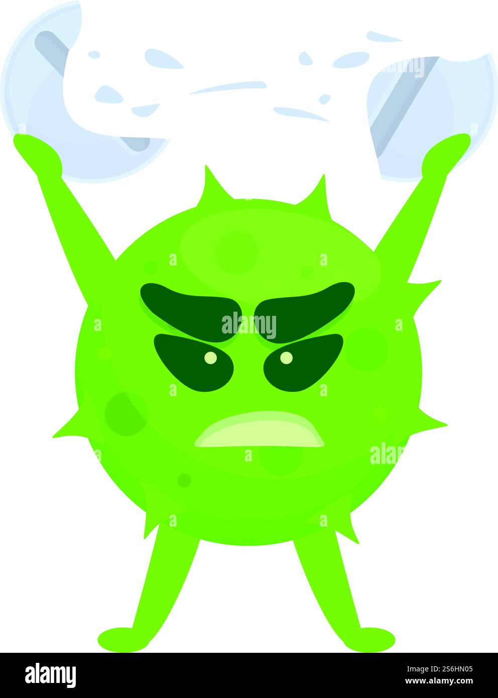 Crush antibiotic resistance icon. Cartoon of Crush antibiotic ...