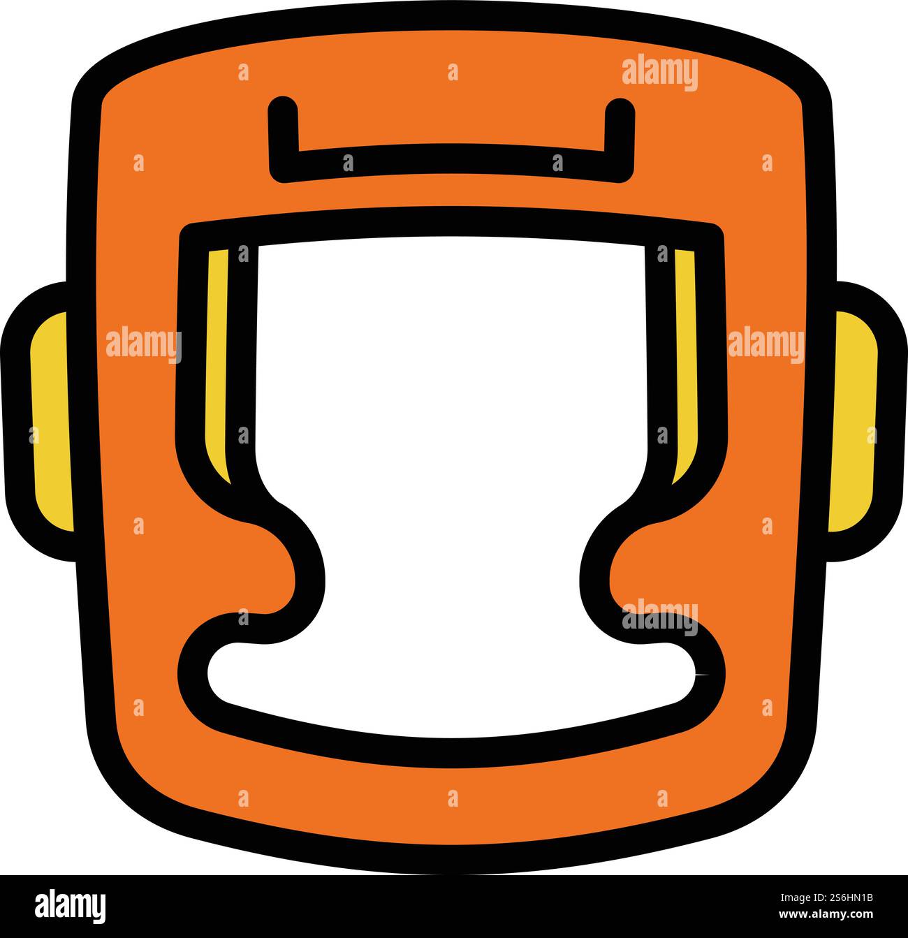 Boxing helmet icon. Outline Boxing helmet vector icon for web design ...
