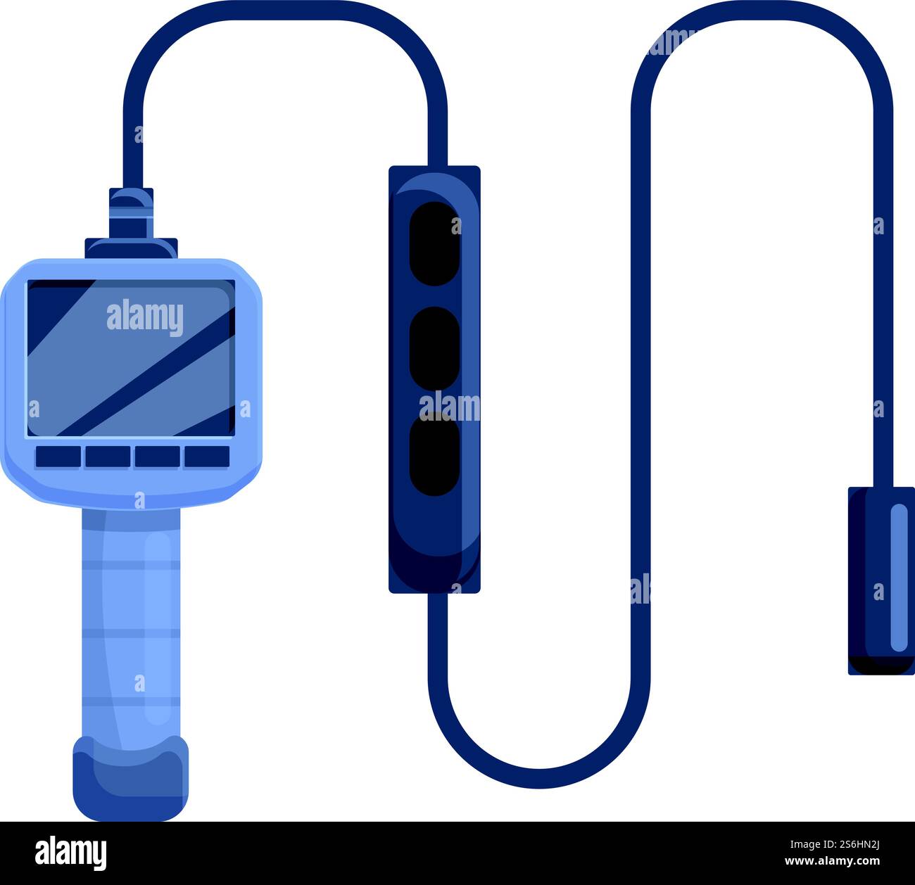Medical endoscope icon. Cartoon of Medical endoscope vector icon for ...