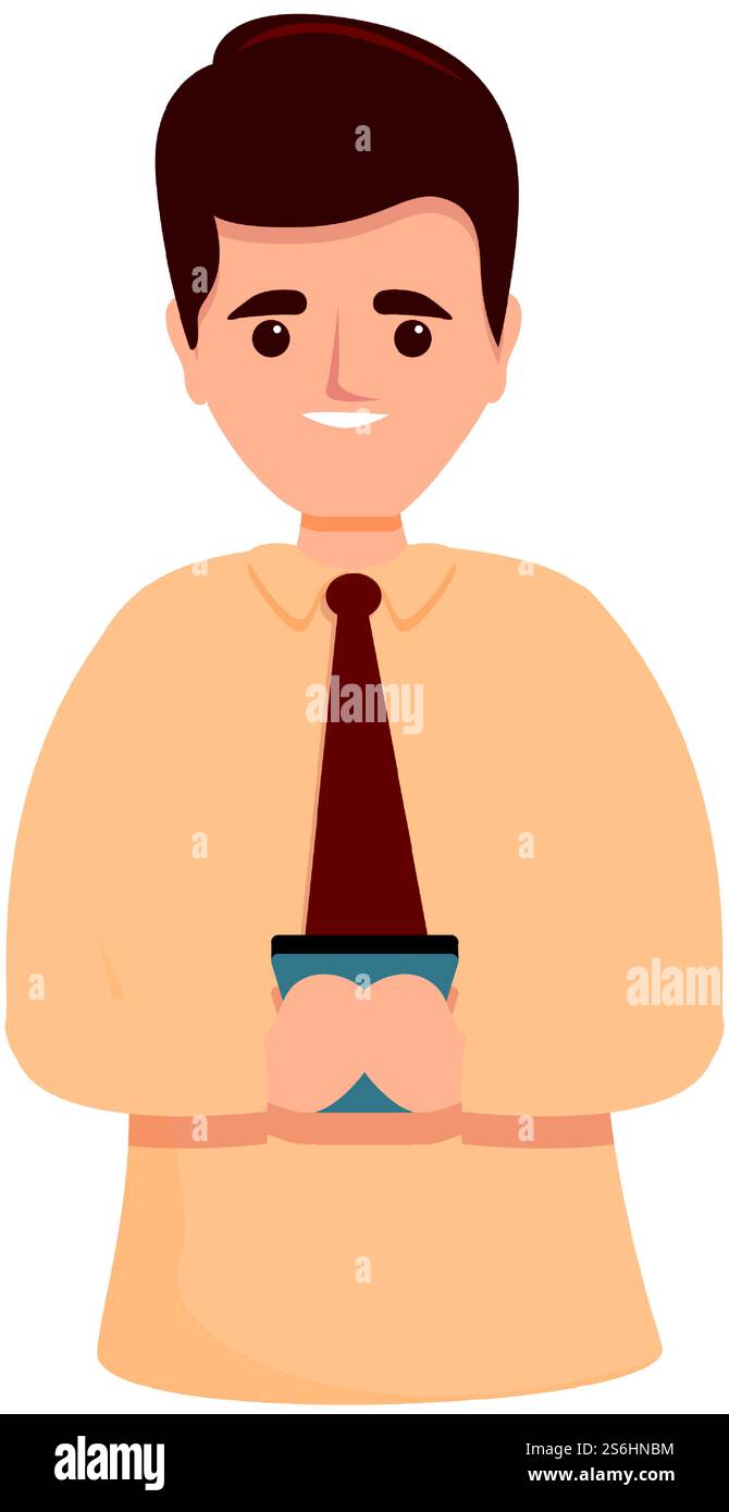 Manager messaging icon. Cartoon of Manager messaging vector icon for ...