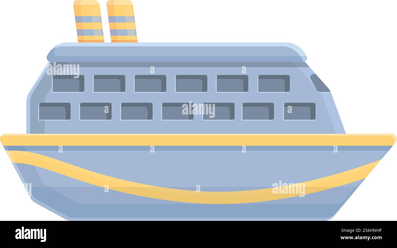 Regular cruise liner icon. Cartoon of Regular cruise liner vector icon ...